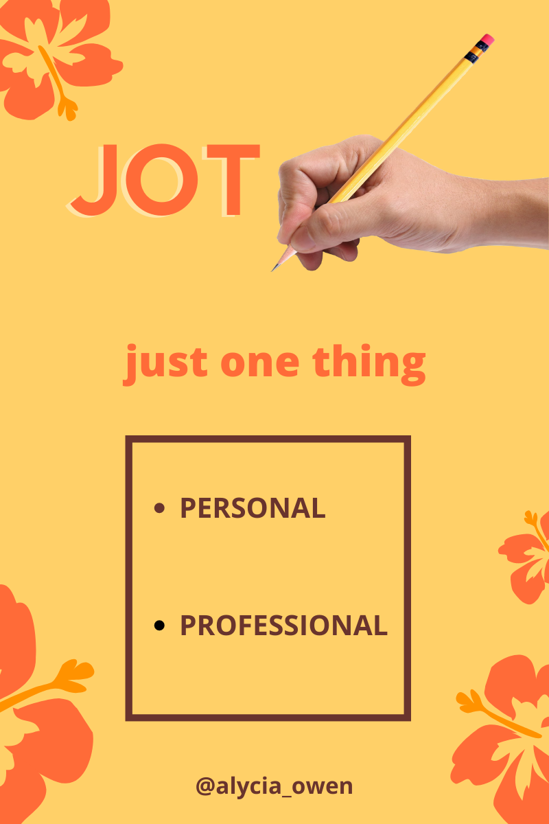 JOT to Jumpstart the School Year – ALL in Education